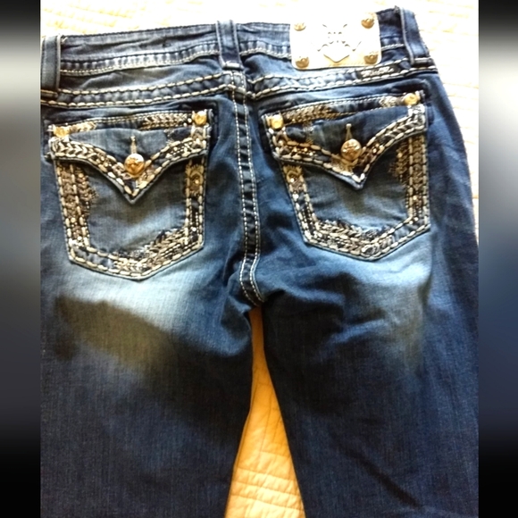 Miss Me | Jeans | Miss Me 27 Midrise Boot Jeans Embellished Embroidered ...